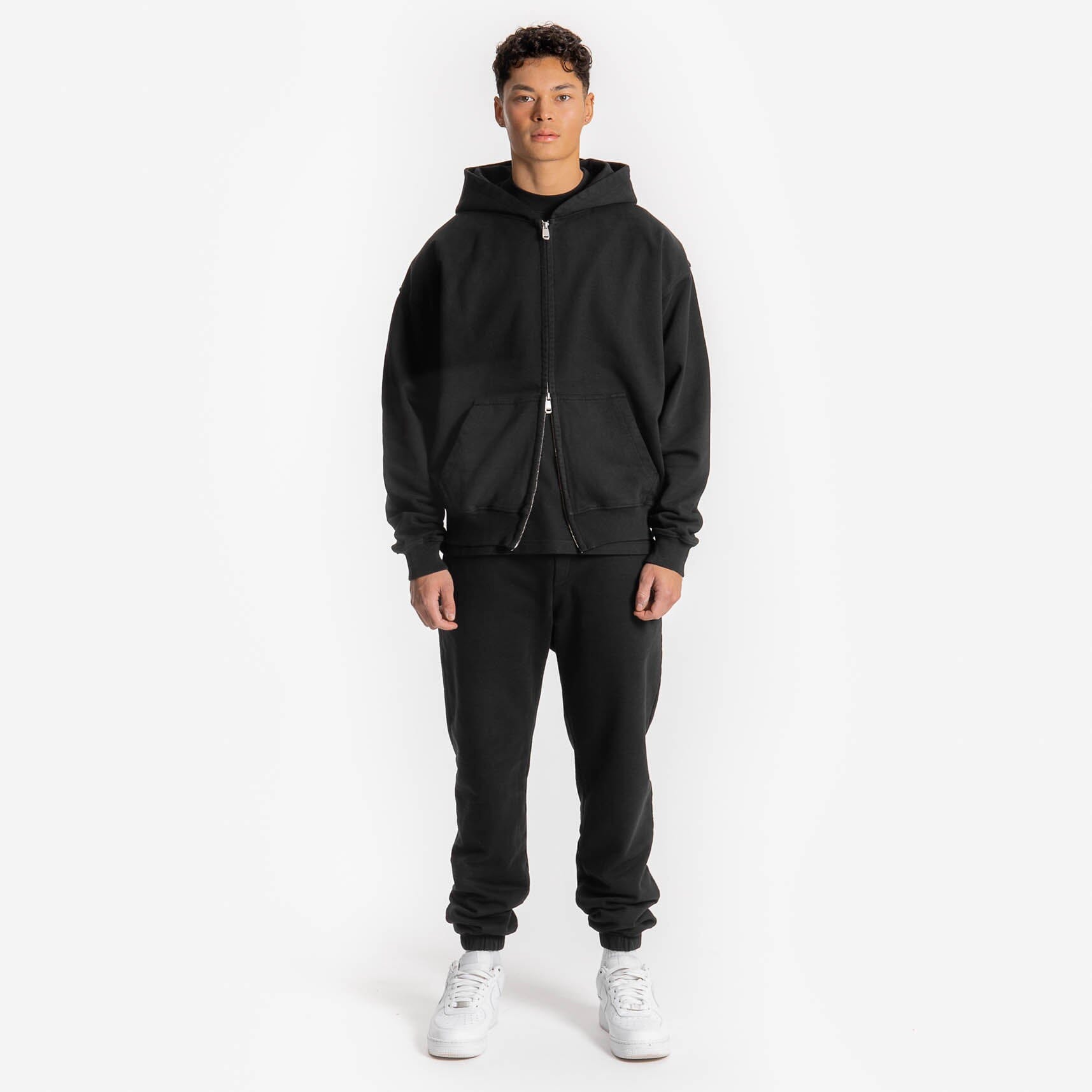 Home / Zip Hoodie - Black