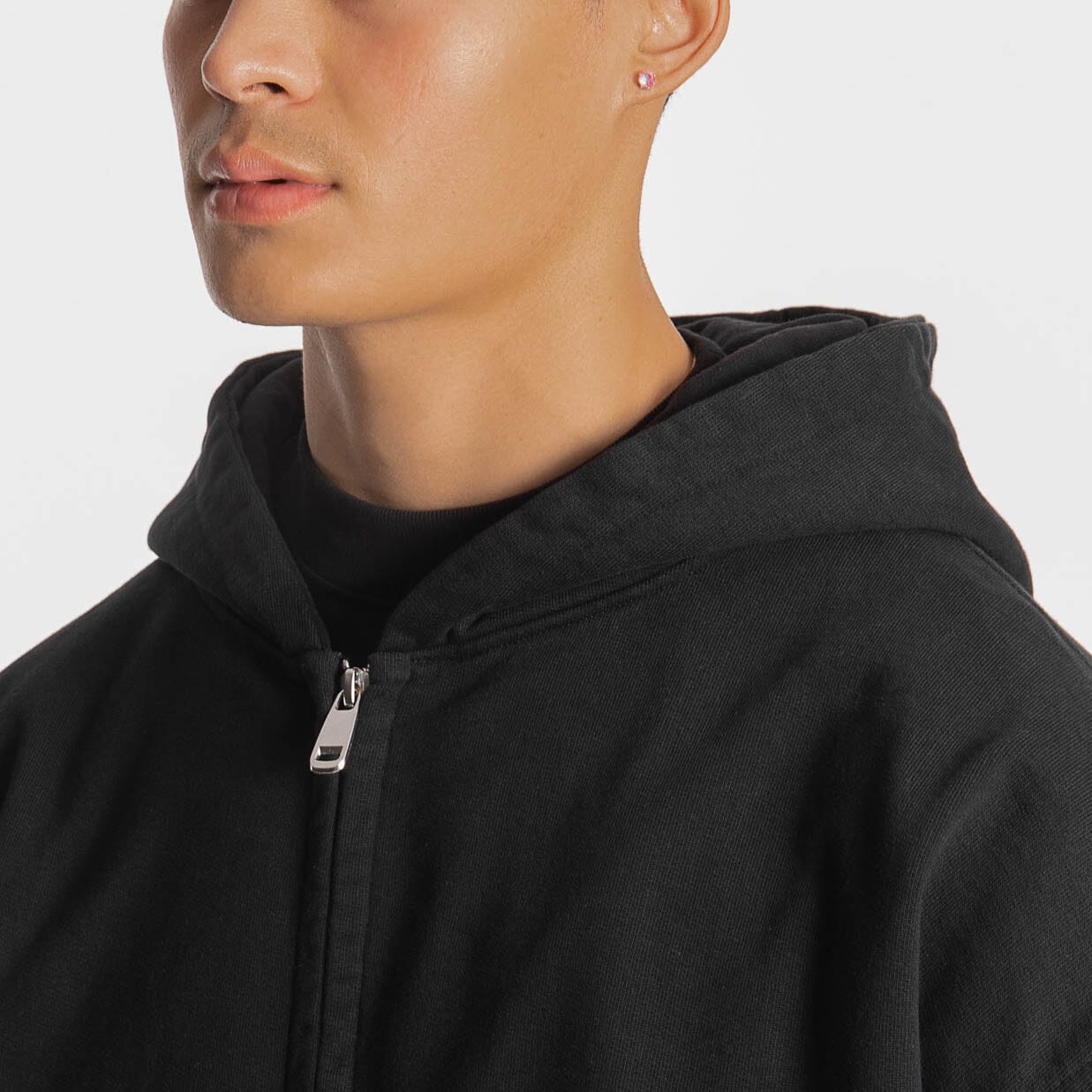 Home / Zip Hoodie - Black